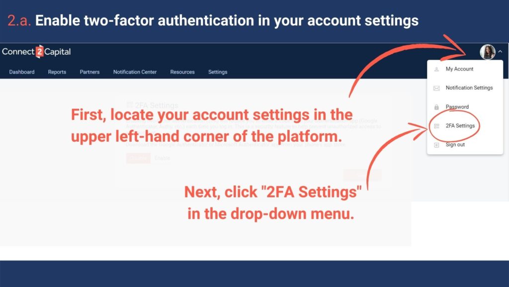 2FA | Connect2Capital
